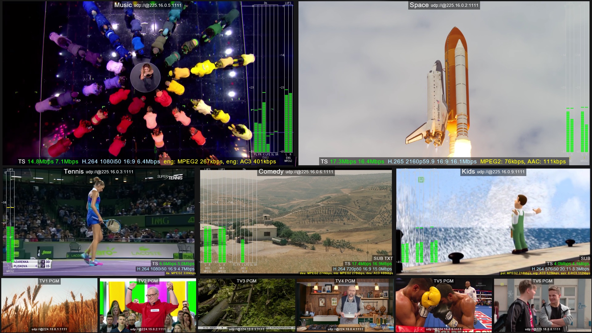 IP Multiviewer | Stirlitz Media software – Logger, IP Multiviewer, IP ...